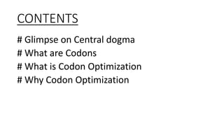codon_optimization | PPTX