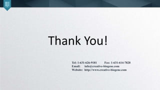 Codons Optimization by Creative Biogene | PPT