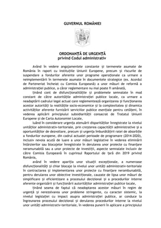 Codul Administrativ al României | PDF