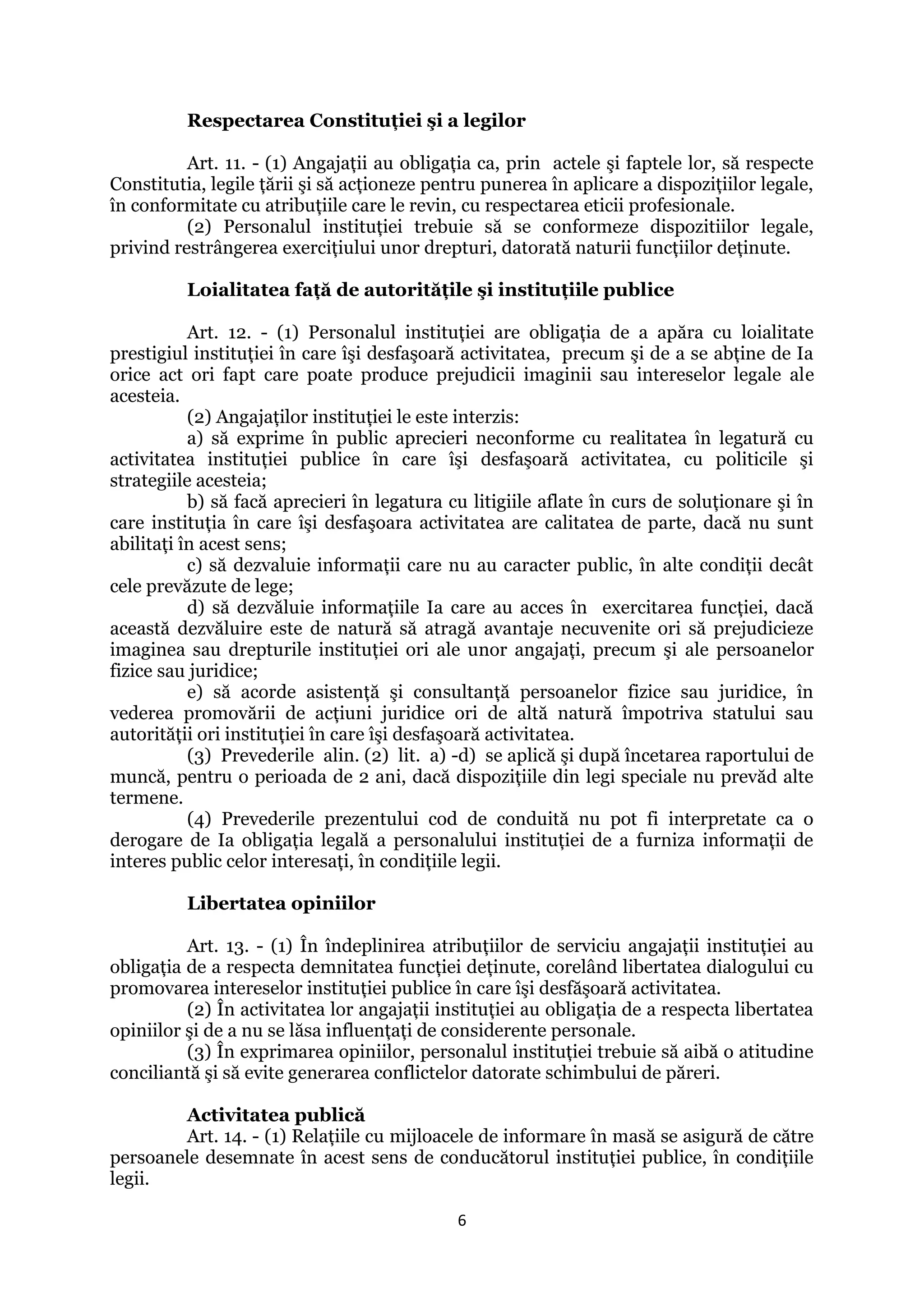 Codul de conduita 2018 2019 | PDF