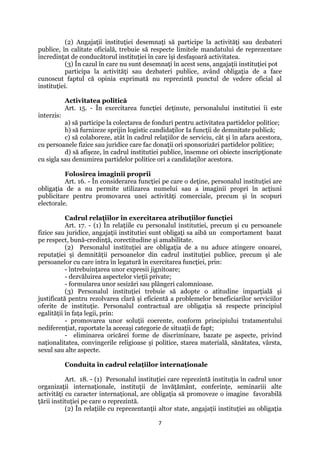 Codul de conduita 2018 2019 | PDF