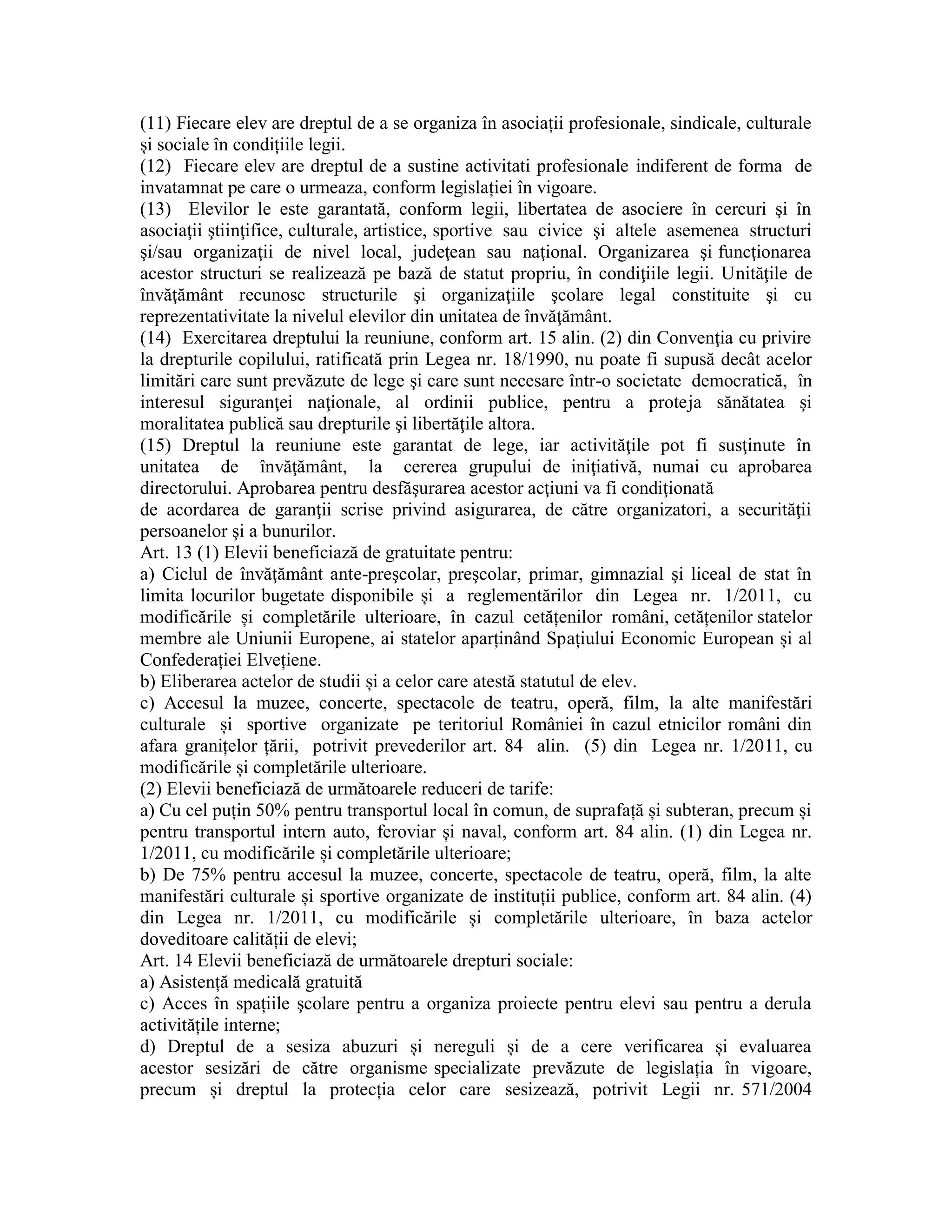 Codul de conduita etica si morala al elevilor | PDF