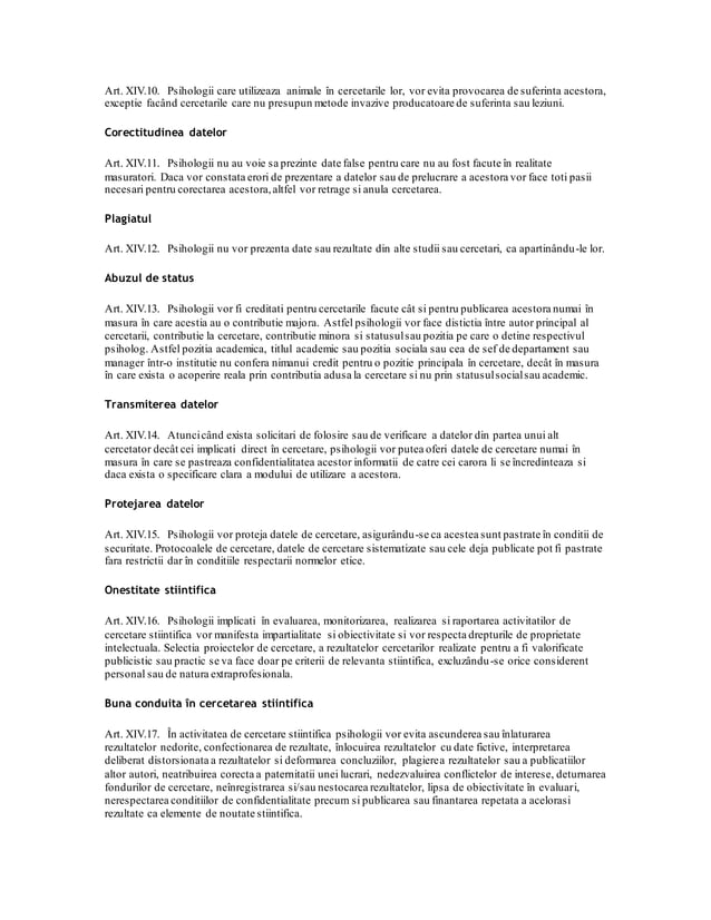 CODUL DEONTOLOGIC AL PROFESIEI DE PSIHOLOG.doc