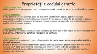 Codul genetic xiii | PPTX