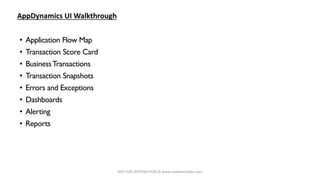 Appdynamics Training Session | PDF