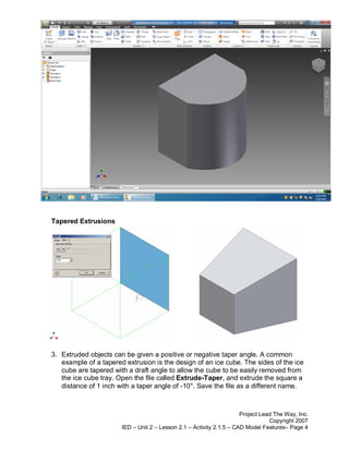 Inventor Tutorial | PDF