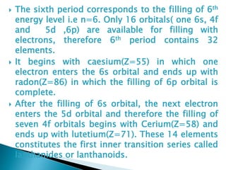 CLASSIFICATION OF ELEMENTS AND PERIODICITY IN PROPERTIES | PPTX