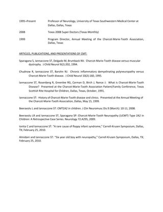 CMT Centers Of Excellence | PDF
