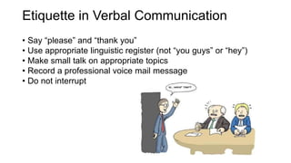 CoE-Professional-Etiquette organizational behaviour | PPTX