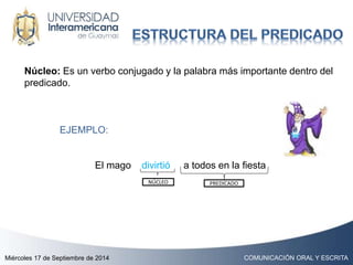 Sujeto y predicado | PPTX