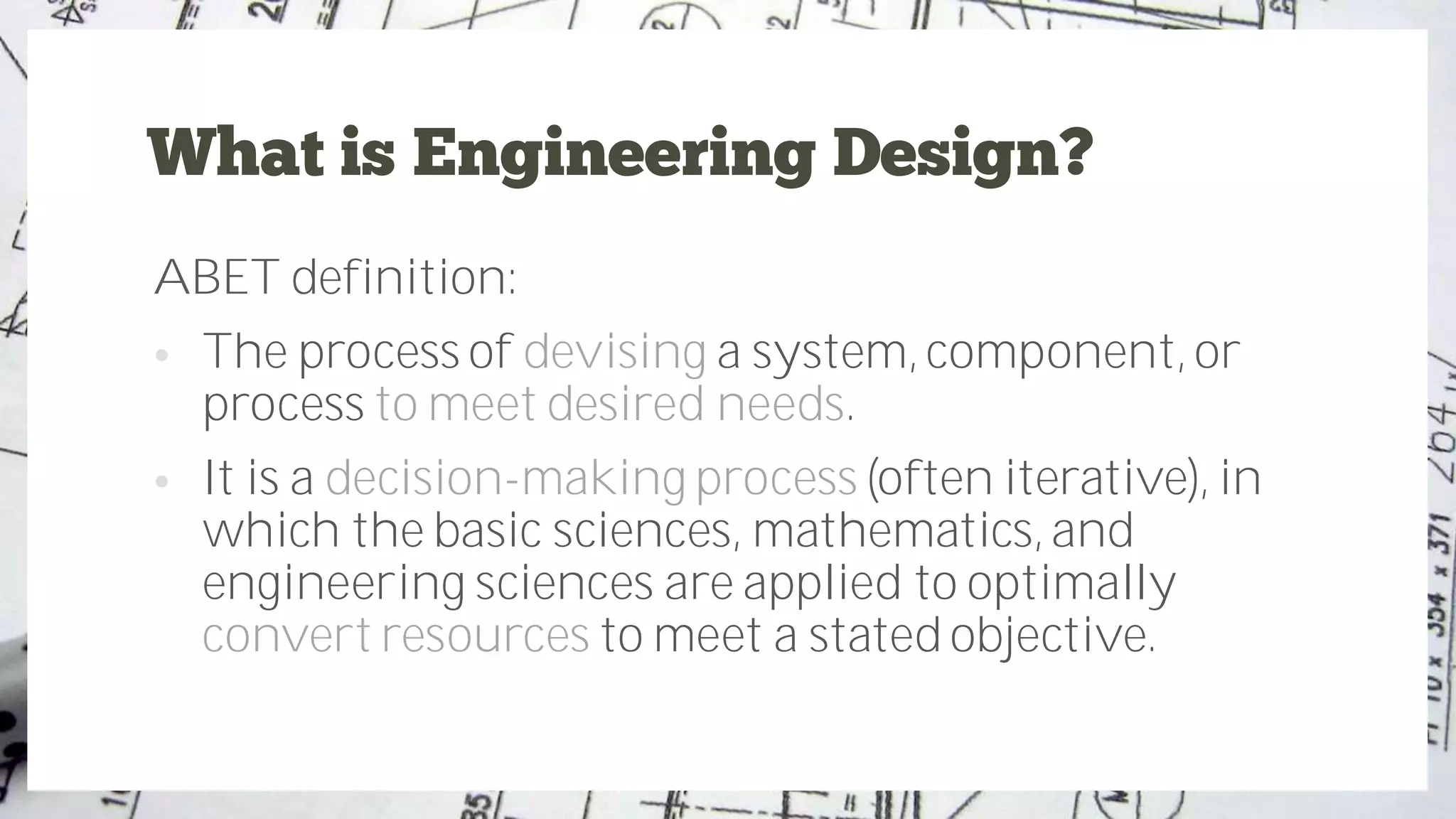 Introduction to Engineering Design Process | PDF