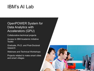 IBM COE AI Lab at your University | PPT