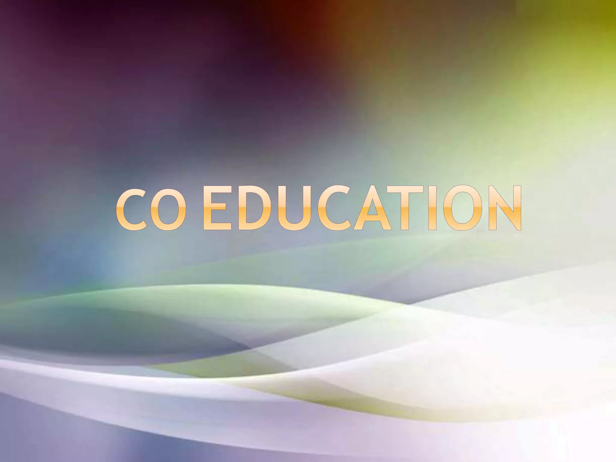 Co education | PPT