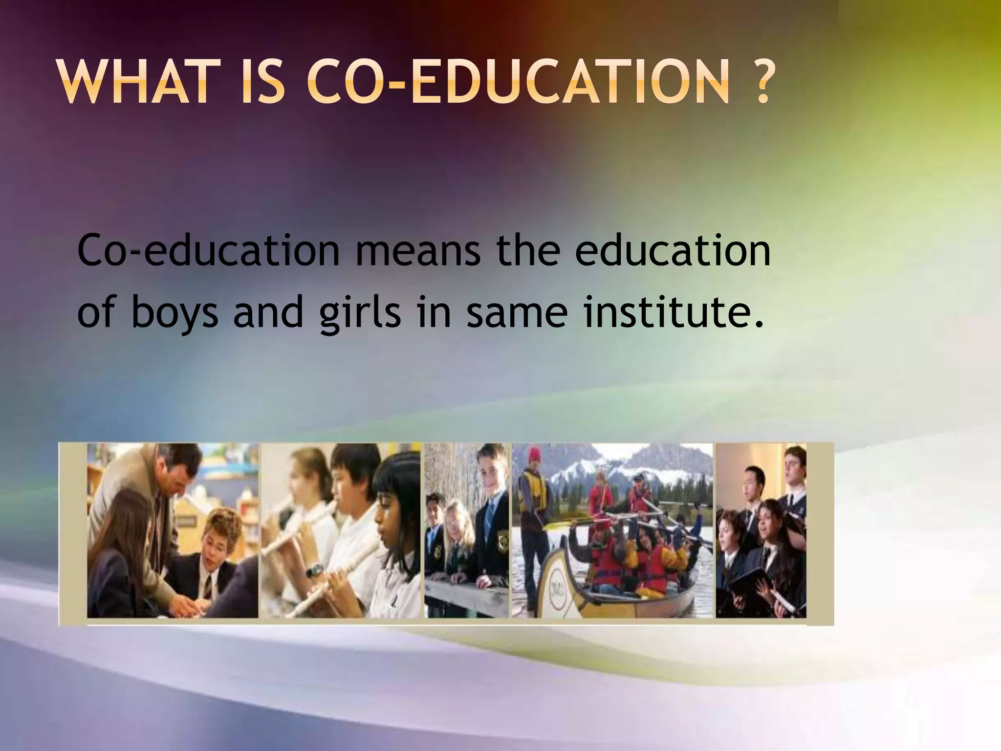 Co education | PPT