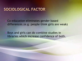 Co education | PPTX