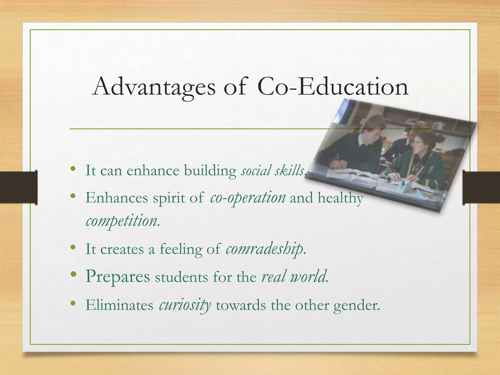 Coeducation concept(In Brief) | PPTX