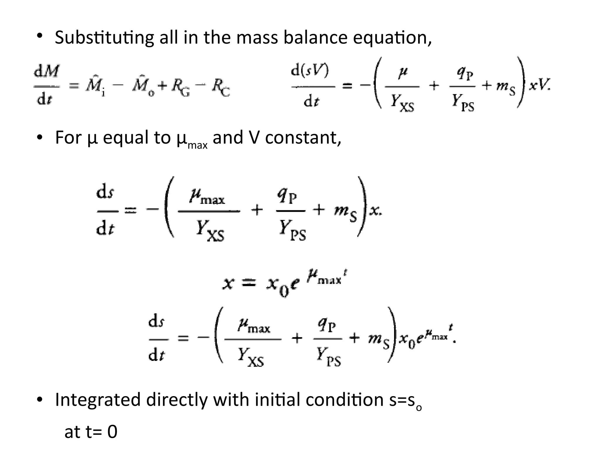 Calculating coefficient kinetics in bioprocessing | PPTX