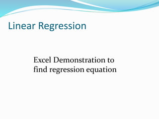 Linear Regression Equation Correlation Coefficient