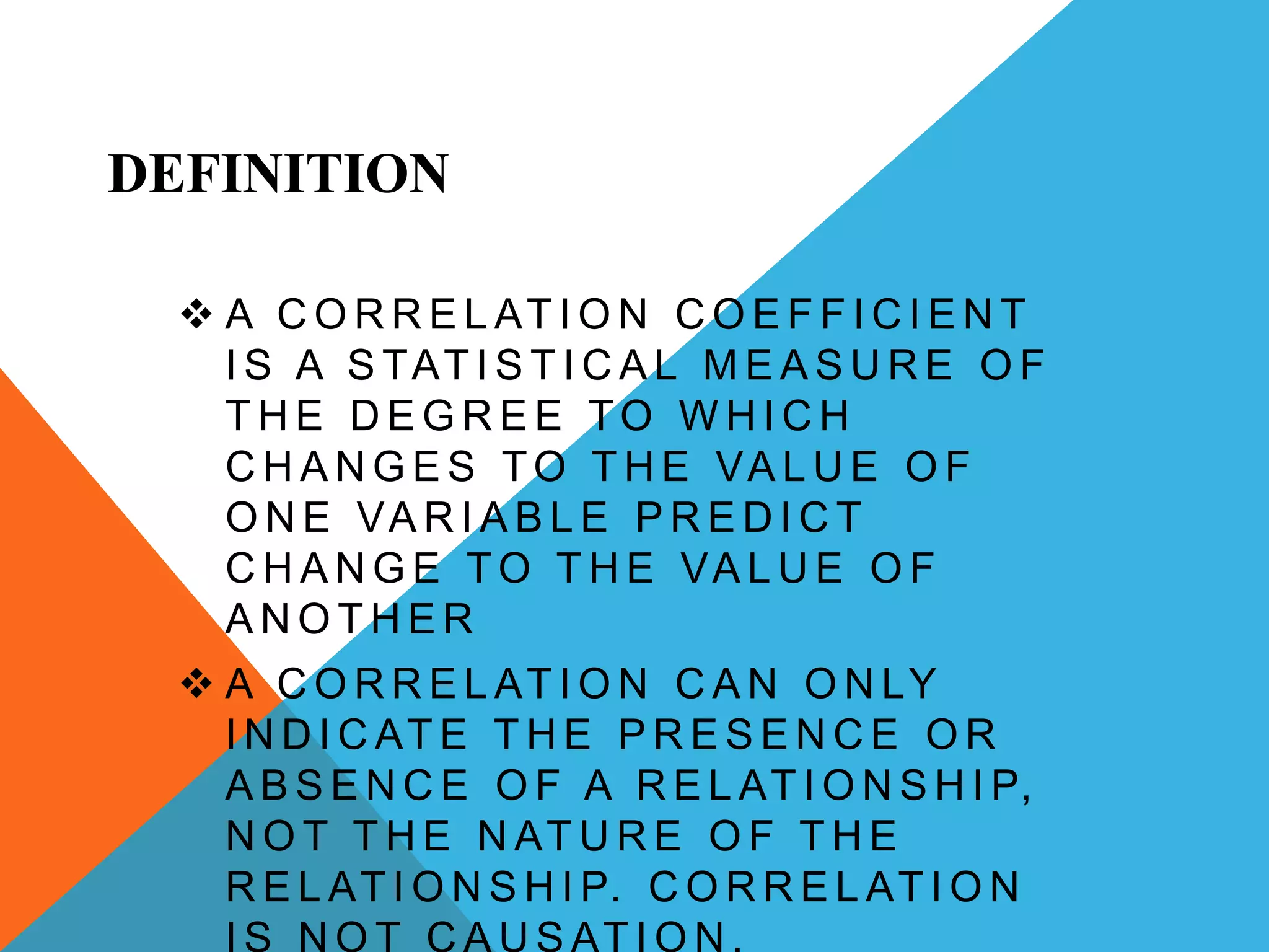 COEFFICIENT OF CORRELATION.pptx | Physics | Science