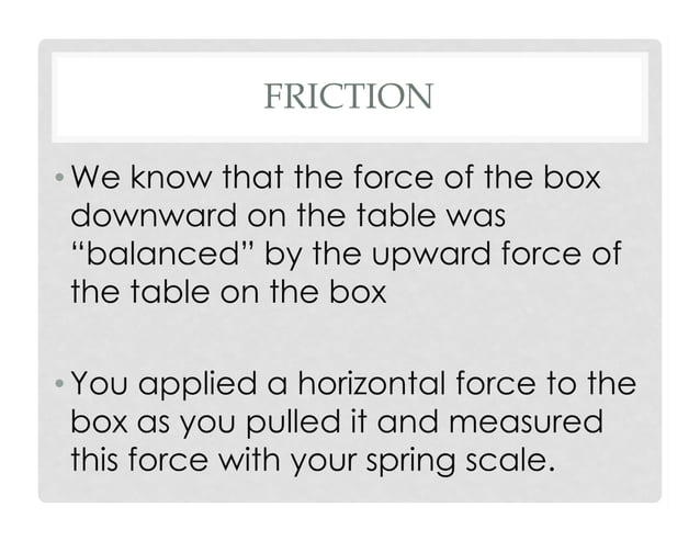 Coefficient of Friction | PDF