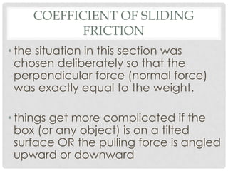 Coefficient of Friction | PPTX