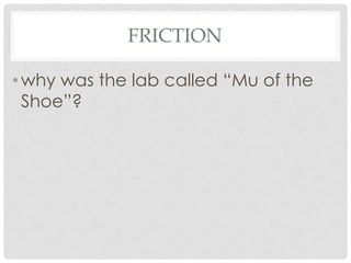 Coefficient of Friction | PPTX