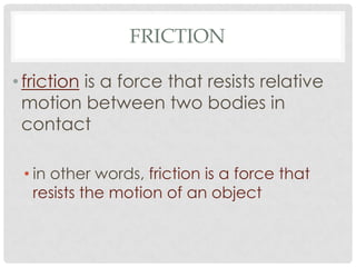 Coefficient of Friction | PPTX