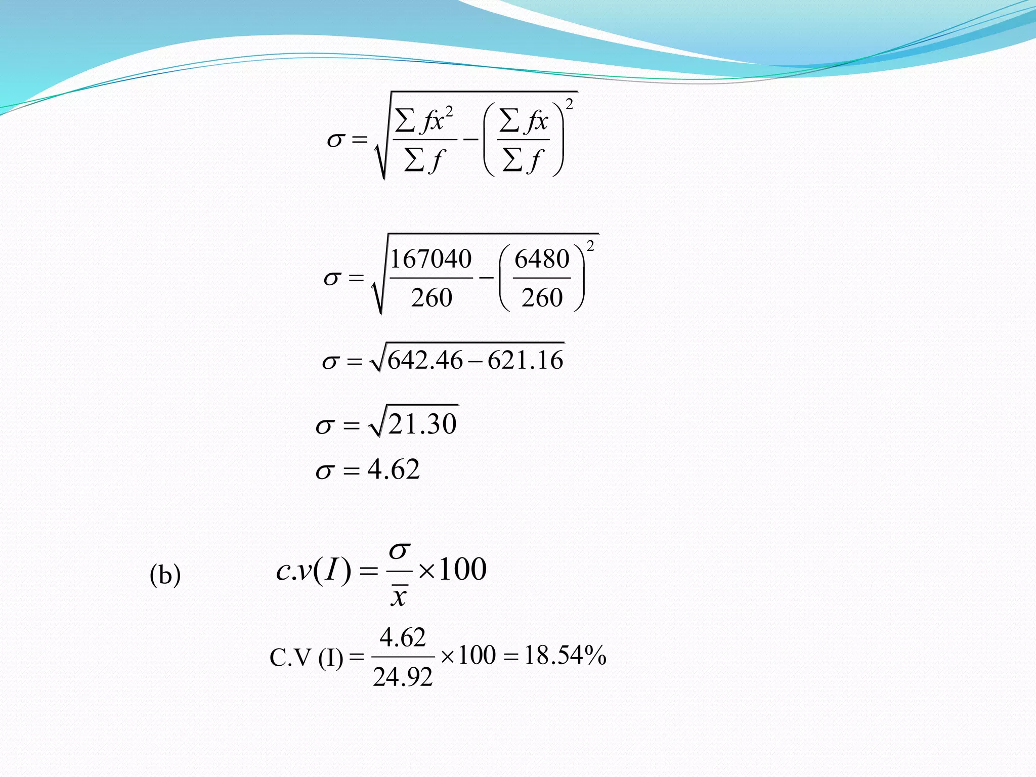 Coefficient of variation | PPTX