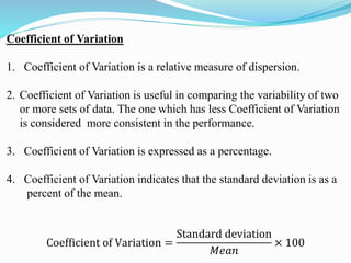 Coefficient Of Variation