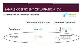 Coefficient of variation (cv) FINAL REPORT revised final.pptx