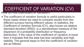 Coefficient of variation (cv) FINAL REPORT revised final.pptx