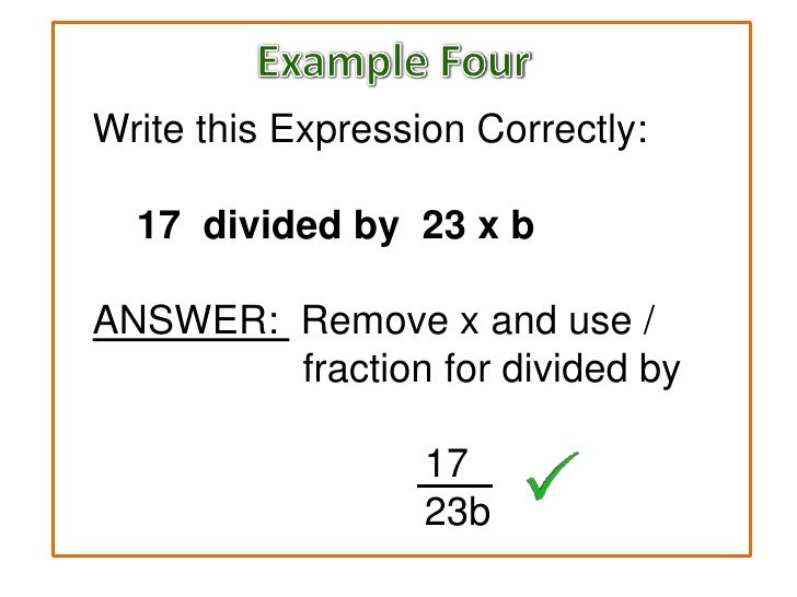 Algebra Coefficients Pronumerals