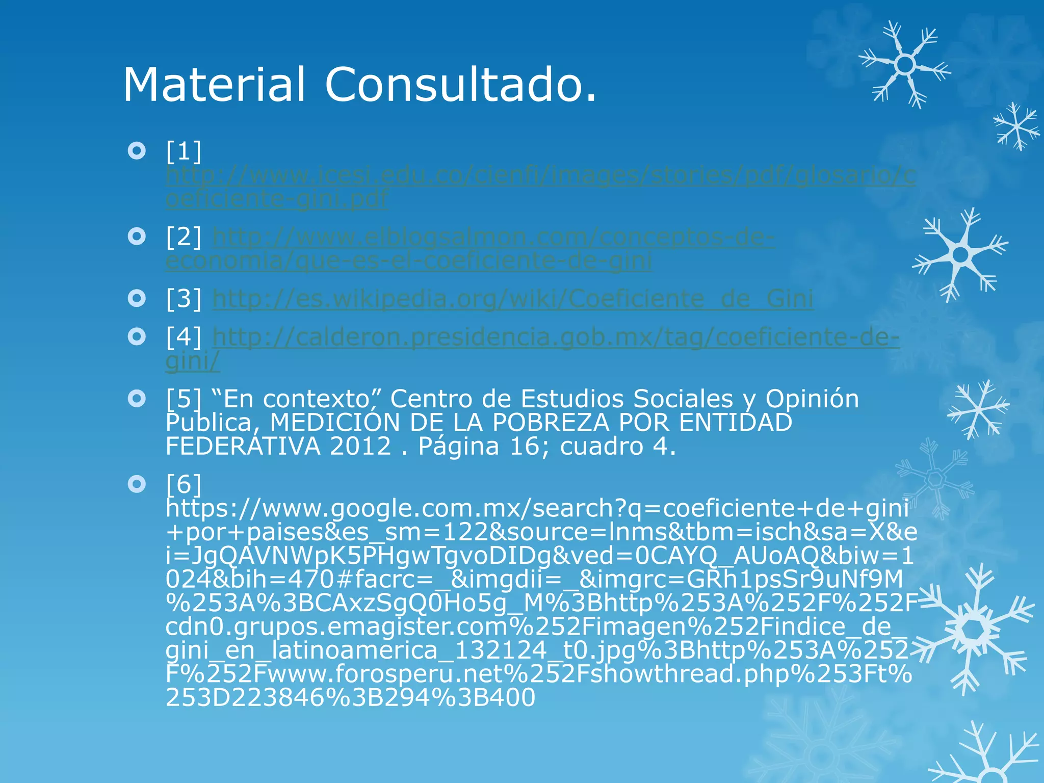 Coeficiente de Gini | PPT