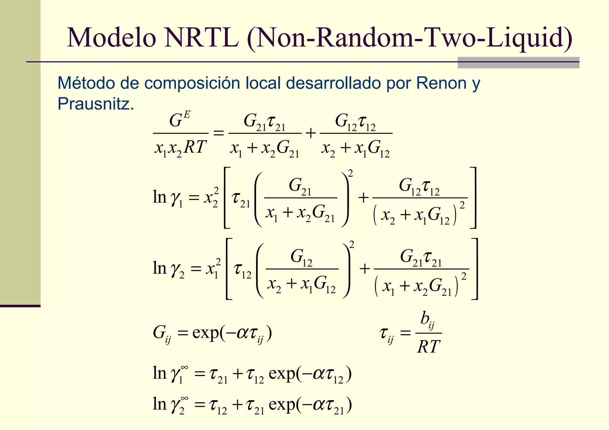 Coeficientes de actividad | PPT