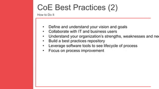 Center of Excellence for Enterprise Content Management: a how-to guide ...