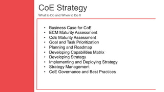 Center of Excellence for Enterprise Content Management: a how-to guide ...