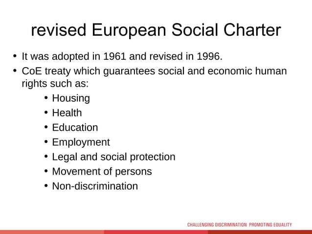 Human Rights Protection System in the Council of Europe - ERRC | PPT