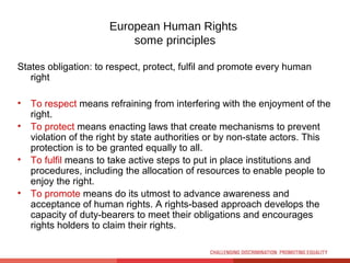 Human Rights Protection System in the Council of Europe - ERRC | PPT