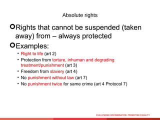 Human Rights Protection System in the Council of Europe - ERRC | PPT