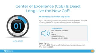 Center of Excellence (CoE) Is Dead - Long Live the New CoE! | PDF