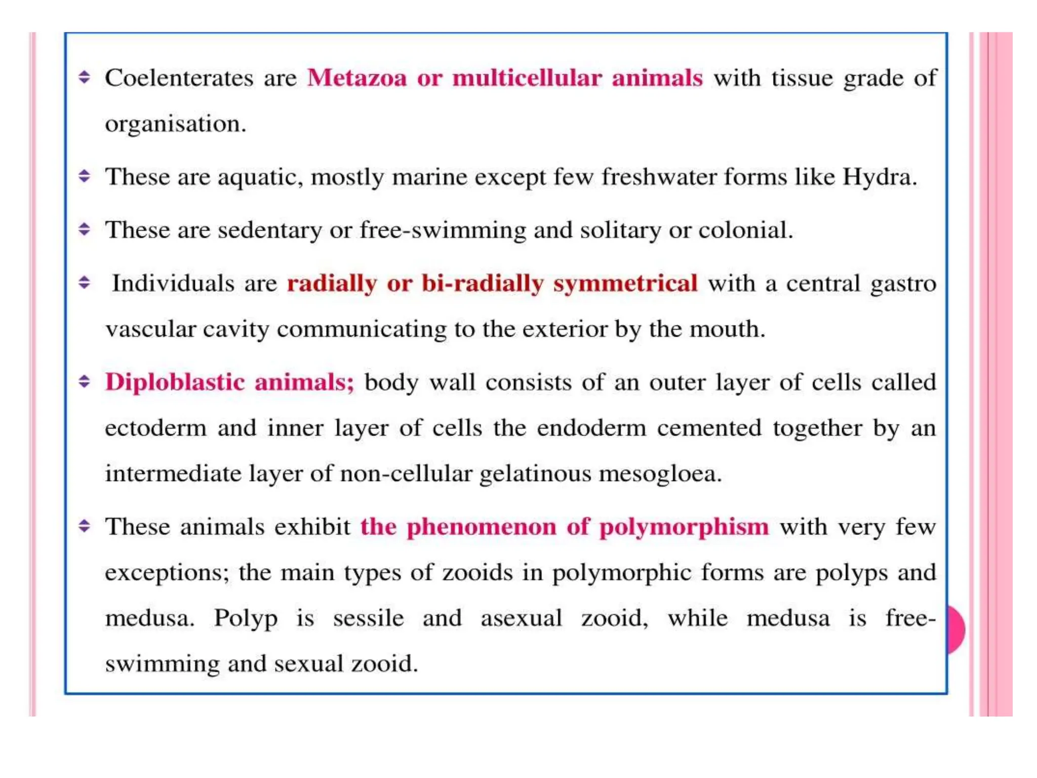 COELENTERATA CLASSIFICATION.-Cnidaria pptx | PPT