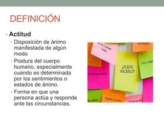 COEM 4205 ACTITUDES | PPTX