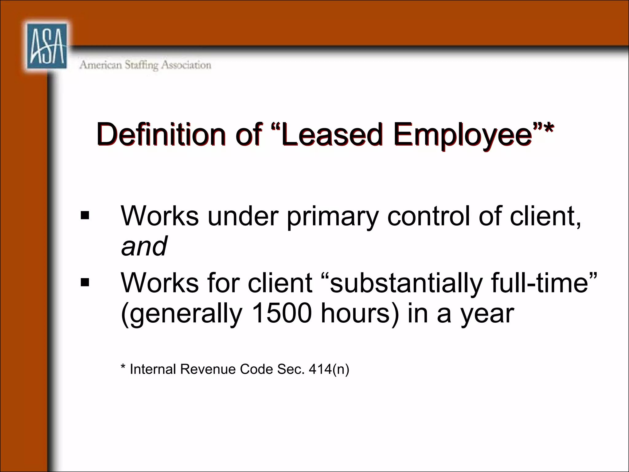 Co-employment: Risks and Rewards | PDF