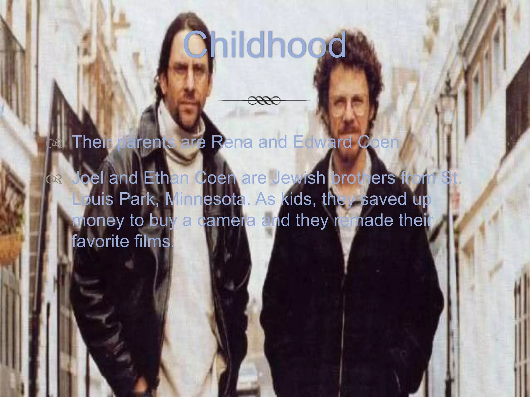 Coen Brothers Powerpoint | PPTX
