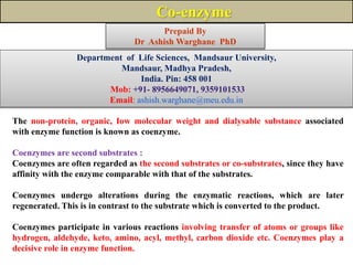 Co-enzyme | PPTX