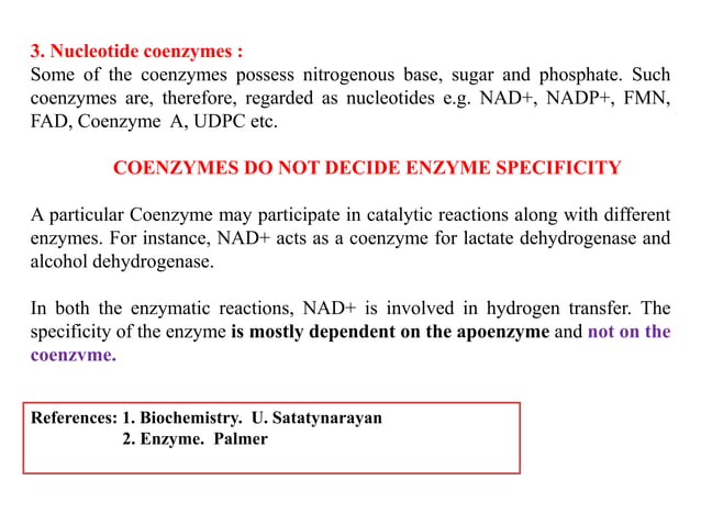 Co-enzyme | PPTX | Chemistry | Science