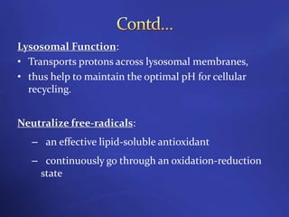 Coenzyme Q10 - Ubiquinone | PPTX