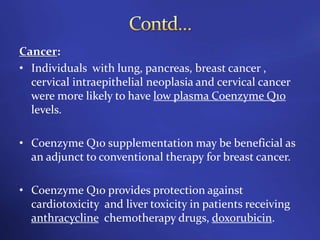 Coenzyme Q10 - Ubiquinone | PPTX