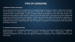 Coenzymes | PPTX
