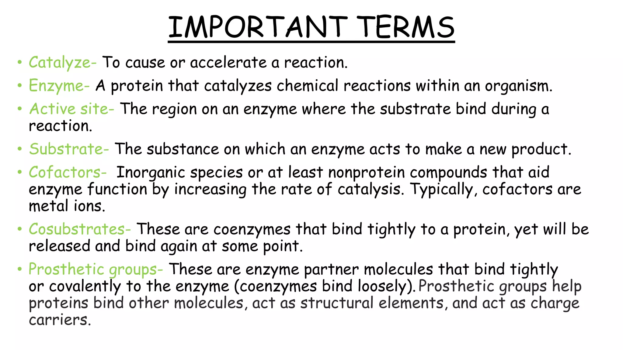 Coenzymes and their functions | PPTX